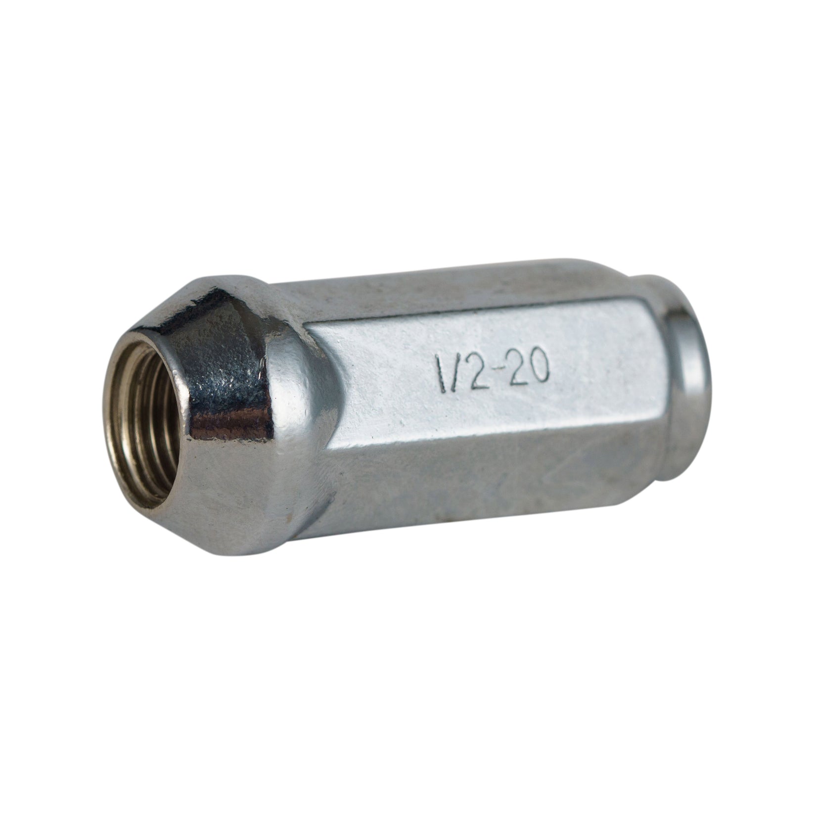 Stainless Steel Trailer Lug Nut 1/2-20 Thread Acorn SOLID STAINLESS ST ...